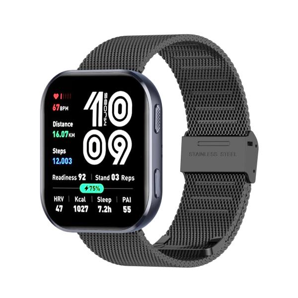 商品名: MIJOBS ストラップ Xiaomi Redmi Watch 5 Active/5 Liteストラップ用、22mmメタル調節可能ブレスレット Redmi Watch 5 Active/5 Lite用 MIJOBS Strap f...