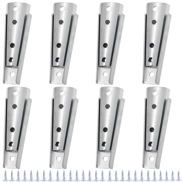 商品名: Coloch 8セット ソファバックル、メタルソファラッチ ヘビーデューティー 交差家具コネクタブラケット 斜めのボルト ベッドフレームアクセサリー 家具ハードウェアアクセサリー、120mm、シルバー Coloch 8 Sets ...