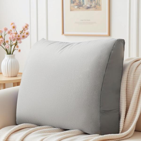 商品名: LELEFIDO (レレフィド) ソファ用背もたれ枕 ? ベッドレストバックピロー 取り外し可能なカバー付き 快適なバックピロー ベッドやソファに座って居間、寝室、家の装飾に LELEFIDO Back Support Pillo...