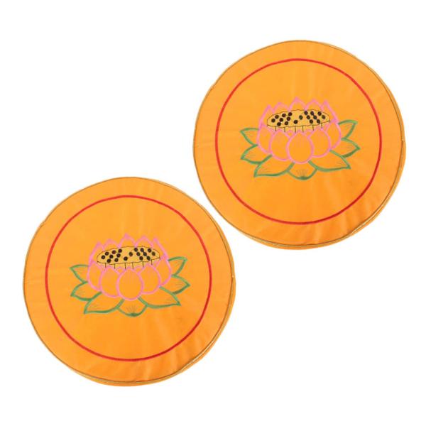 商品名:  ERINGOGO 2pcs Round Meditation Cushion Handmade Lotus-Flower Printing Floor Mat for Buddhist Worship for Home Offi...