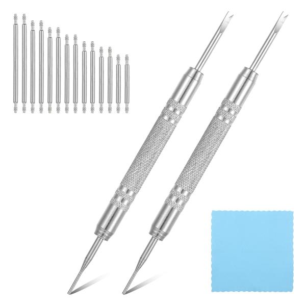 商品名:  30Pcs Watch Band Pins Replacement Kit, Bracelet Pin Removal Tool, Watchband Clip Spring, Diameter 1.5-1.8mm Heavy ...