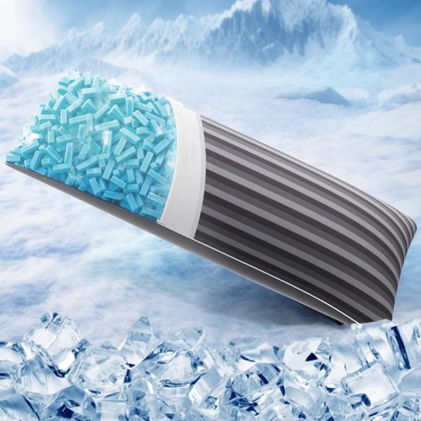 商品名: ZonLi 冷却抱き枕 大人用 キルトロングピロー ベッド用 (ブルー) ZonLi Cooling Body Pillow for Adults, Long Pillow with Memory Foam Adjustable,...