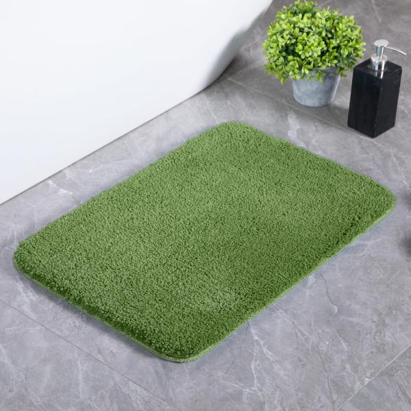 商品名: CHEZARTEMIS ラグジュアリー 速乾 ノンスリップ バスルームラグ 高吸収性 洗濯可能 ウルトラソフト 極厚 ふわふわバスマット シャワー/キッチン/バスタブの床用 (アルパインメドウ、17インチ×24インチ) CHEZA...