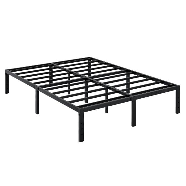 商品名:  AROMUSTIME Queen Bed Frame with Heavy Duty Sturdy Metal Construction - 14 Inch Platform Bed Frame, No Box Spring N...