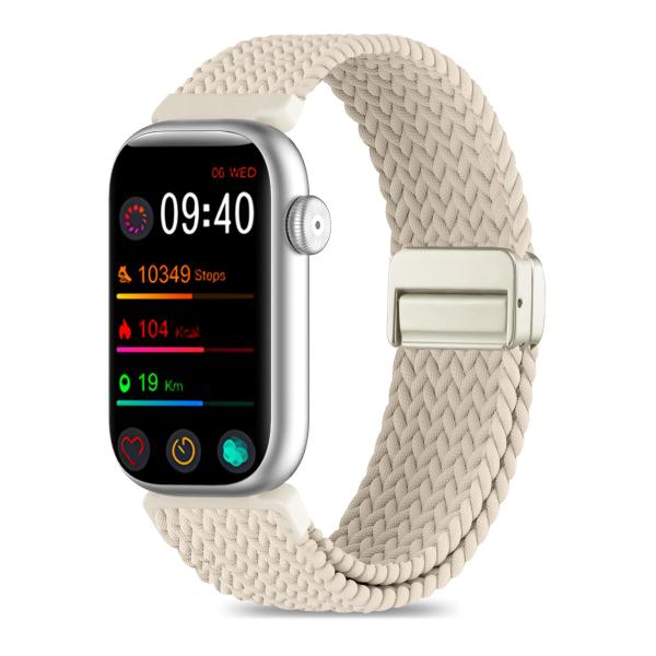 商品名: HQzon 16mm ナイロンバンド FITVII HM08/MorePro HM08対応 磁気バックル編組ストラップ FITVII Amzhero-Runfit D26/KALINCOに対応 HQzon 16mm Nylon B...