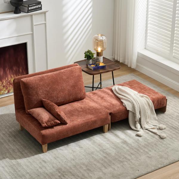 商品名:  SLEERWAY Large 3 in 1 Convertible Futon Sofa Bed Chair, 35" W Extra Wide Sleeper Chair Bed with Pull Out Couch, Mo...