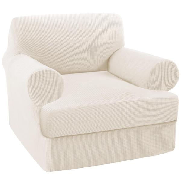 商品名:  Turquoize T Cushion Chair Slipcover Armchair Slipcover for Living Room Stretch Sofa Couch Cover Soft Armchair Cove...