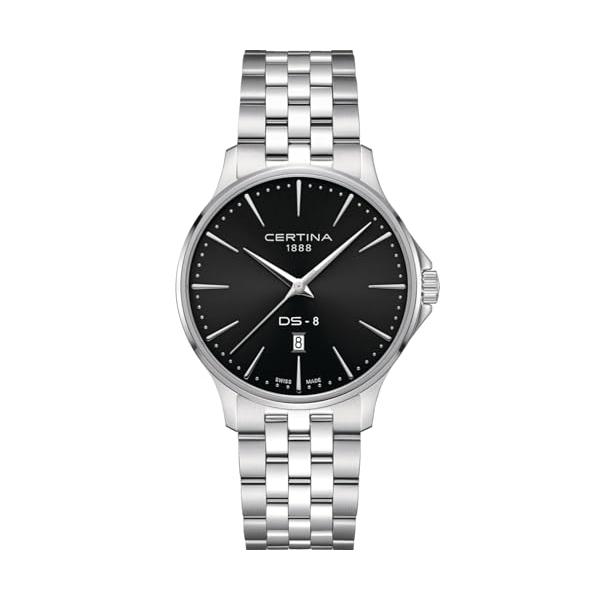 商品名:  Certina, Mens, DS 8 Gent, 40, mm, Steel, Quartz, Precidrive, Watch, Black, Steel, C0454101105100ブランド: Certina高さ: 1...