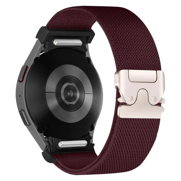 商品名: Samsung Galaxy Watch 7/6/5/4 40mm 44mm/5 Proバンド 45mm/Watch 4/6 クラシックバンド 47mm 43mm 46mm 42mm/FE 男女兼用 隙間なし ワンクリックナイロン...