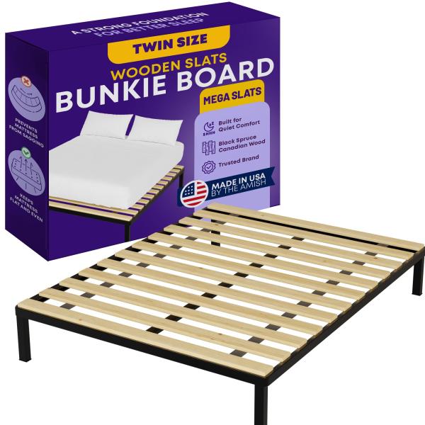 商品名: Greaton、1インチエクストラヘビーデューティ水平木製バンキーボード/ベッドスラット、72インチ x 39インチ、ベージュ Greaton, 1-Inch Extra Heavy Duty Horizontal Wooden ...