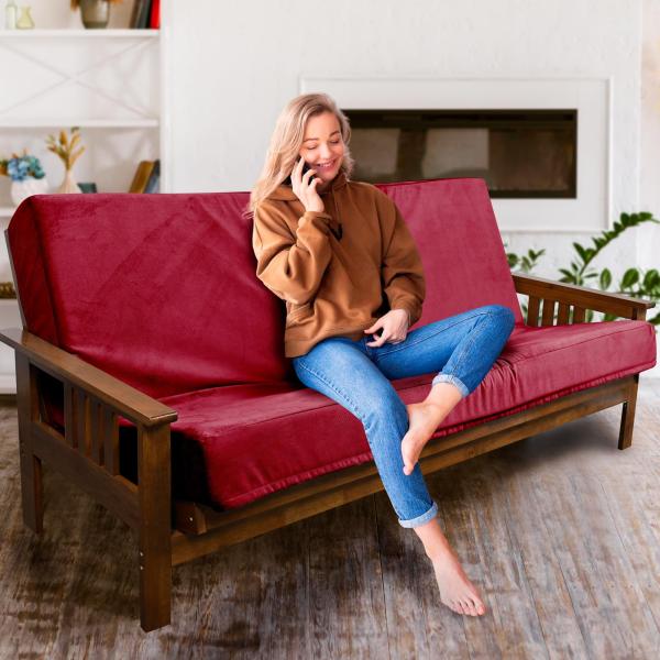 商品名:  Matini Home Memory Foam Futon Mattress, Foldout Couch Futon Mattress - Full XL (Ruby) - Comfortable and Heavy Duty...