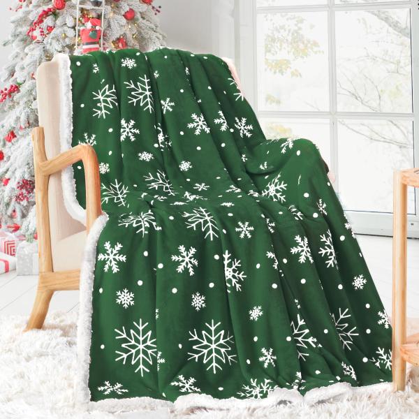 商品名:  Touchat Christmas Throw Blanket, Sherpa Christmas Blankets, Fuzzy Fluffy Soft Cozy Blanket, Fleece Flannel Plush M...