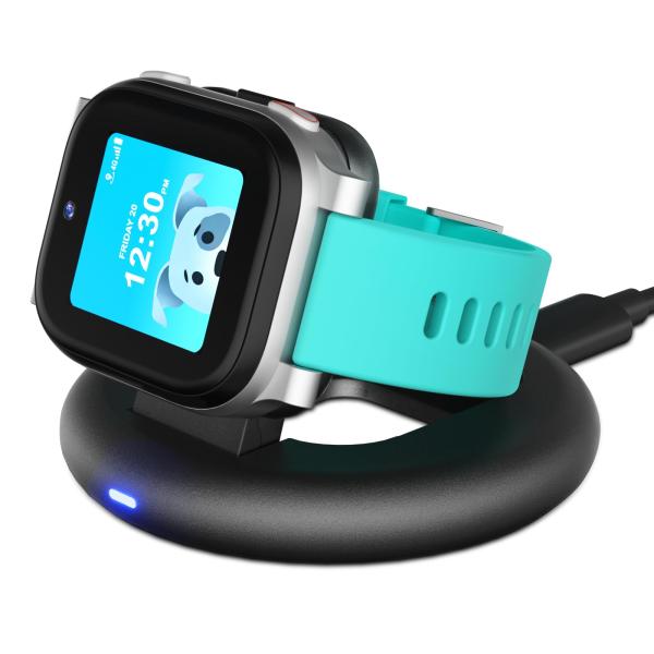 商品名: Hexasider 折りたたみ式充電器ドック AT&amp;T Amigo Jrウォッチ対応 マルチアングル調整可能磁気ウォッチ充電器スタンド USB Type-C充電ケーブル Amigo Jr充電器アクセサリー用 ブラック He...