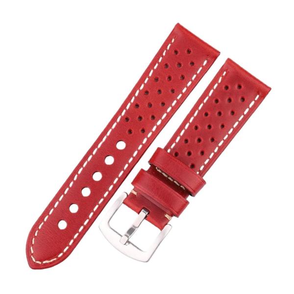 商品名:  CongYi Breathable Genuine Leather Watch Strap Cowhide Band With Deployment Clasp 18mm To 24mm Available In 5 Color...