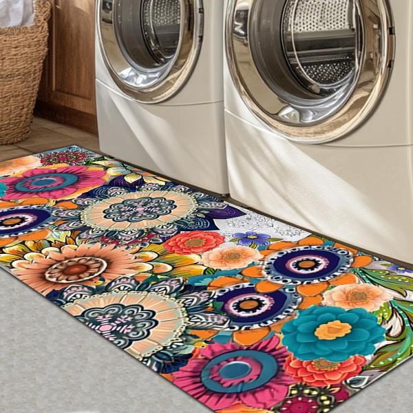 商品名:  Laundry Room Rug Runner 17"X 51" Kitchen Mat Washable Entryway Rugs Soft Non Slip Laundry Carpets Comfort Standing...