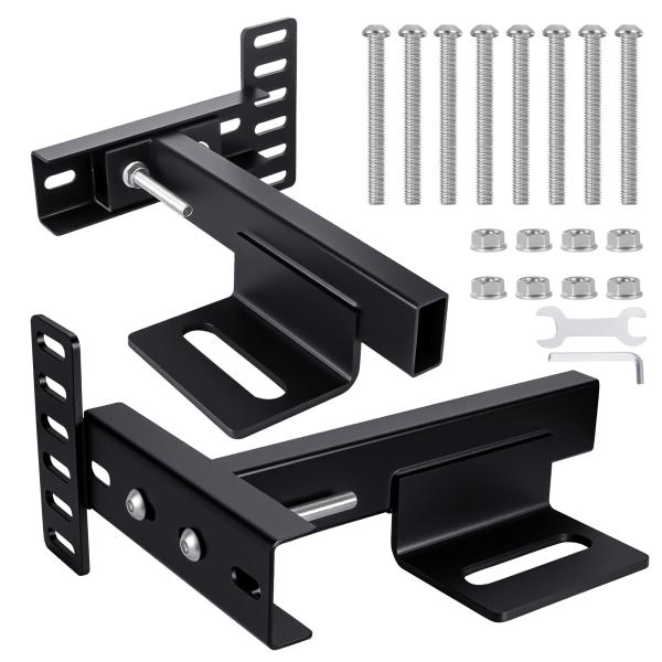 商品名: 調節可能なヘッドボードブラケット 2-Pack Universal Headboard Brackets for Metal Bed Frame, Heavy-Duty Adjustable Headboard Mounting ...