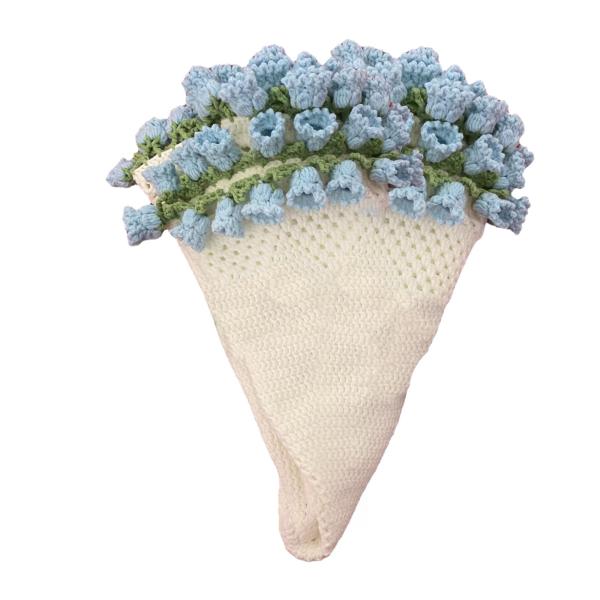 商品名:  Crochet Flower Bouguet Blanket, Finished Blanket that Turns into a Bouquet, Decor for Wedding, Home, Rose Blankets...