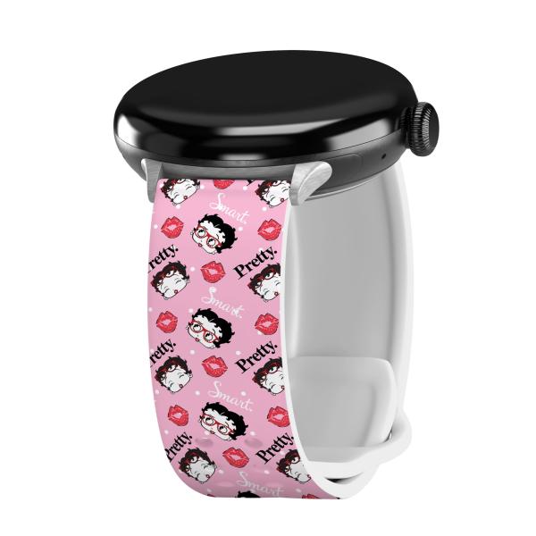 商品名:  Affinity Bands Betty Boop Girl Power HD Watch Band Compatible with Google Pixel Watch (Short Pretty &amp; Smart)ブラ...