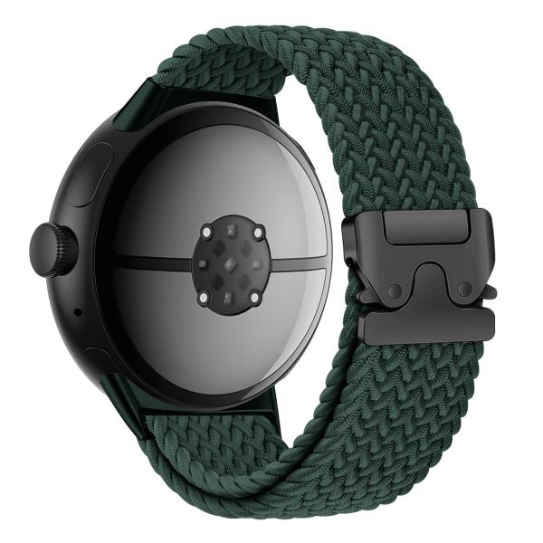 商品名: MYAPULUA 編組 Pixel Watch 2 バンド 41mm Google Pixel Watch バンド / Pixel Watch 4/3 45mm バンド 41mm メンズ レディース パラシュートバックル 伸縮性 ...