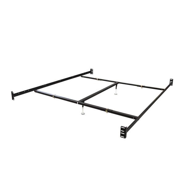 商品名:  HomeStock Mediterranean Mingle Bolt-On Bed Rails 82" L x 1.5" W x 6" H Queen/Eastern King Frame with Center Suppor...