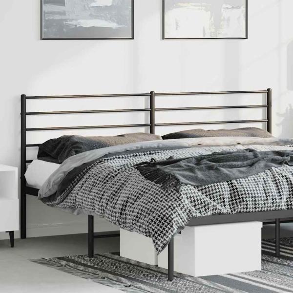 商品名:  YuuSsea Black Powder-Coated Steel Headboard Tall Wall Mounted Headboards Frame, Bed Mounted Headboard, Backboard f...