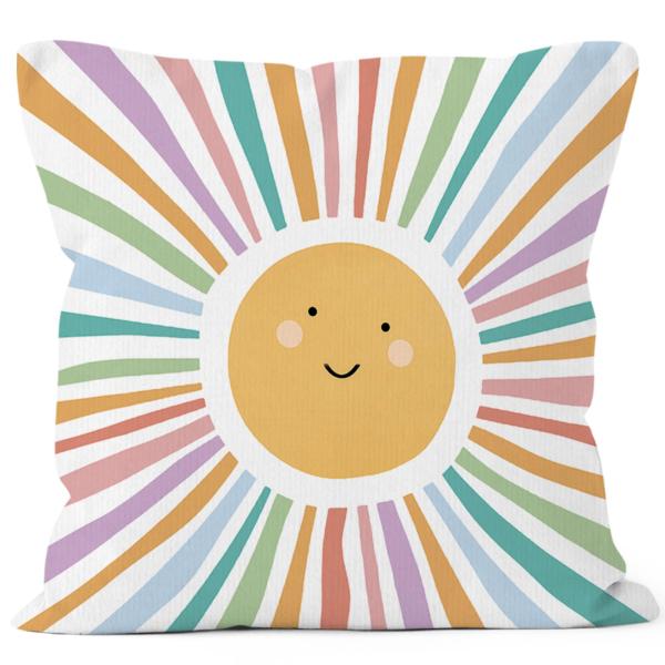 商品名:  MONALET Colorful Boho Sun Throw Pillow Covers 18x18, Sunshine Decor Pillow Cases Gifts for Playroom Classroom Nurs...