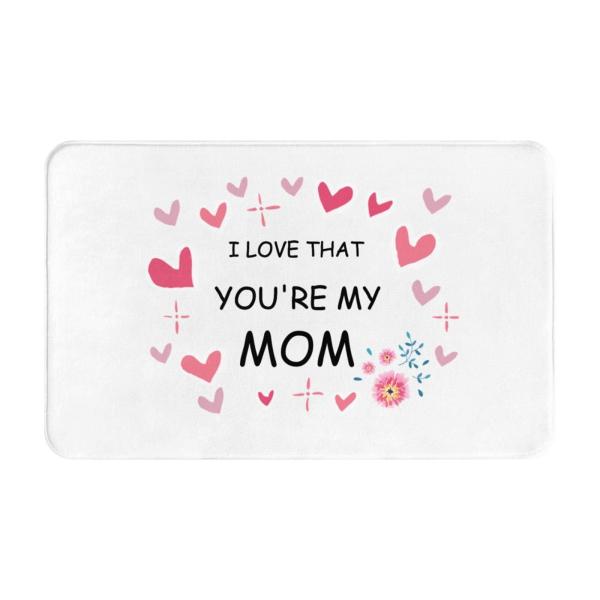 商品名:  I Love That You're My Mom Rugs for Living Room Highly Absorbent Microfiber Door Mat Carpet for Kids Room Bedside f...