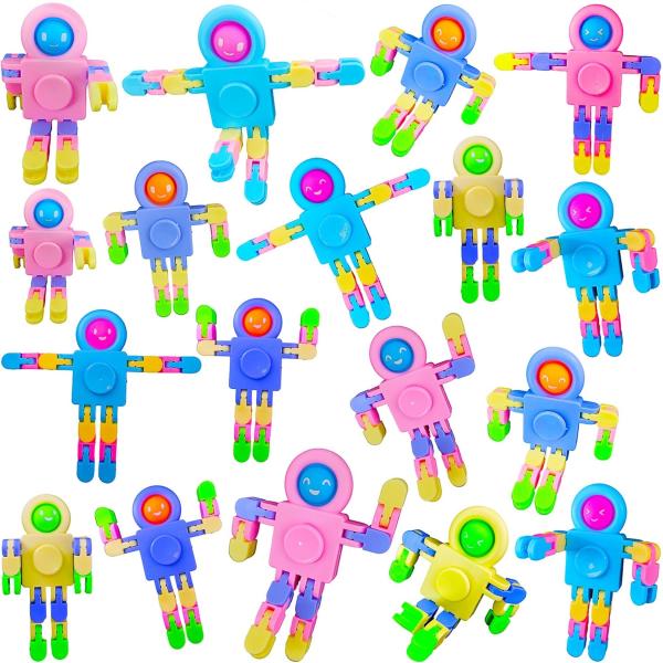 商品名:  Bulk Small Deformable Chain Little Robot Mini Pop Holiday Classroom Party Favors，Spinner Pop Fidgetsブランド: mypush p...
