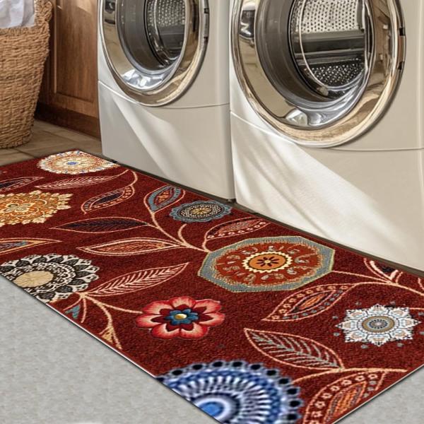 商品名:  Kitchen Mat 17"X 51" Kitchen Runner Rug Washable Entryway Rugs Soft Non Slip Laundry Carpets Comfort Standing Desk...