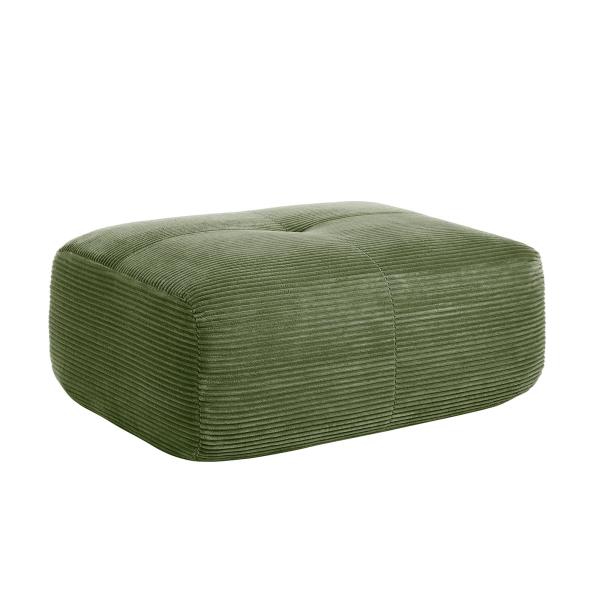 商品名:  Green Ottoman for Modular Sectional Sofa, Corduroy Deep Seat for Oversized Compressed Boneless Sectional Couches f...