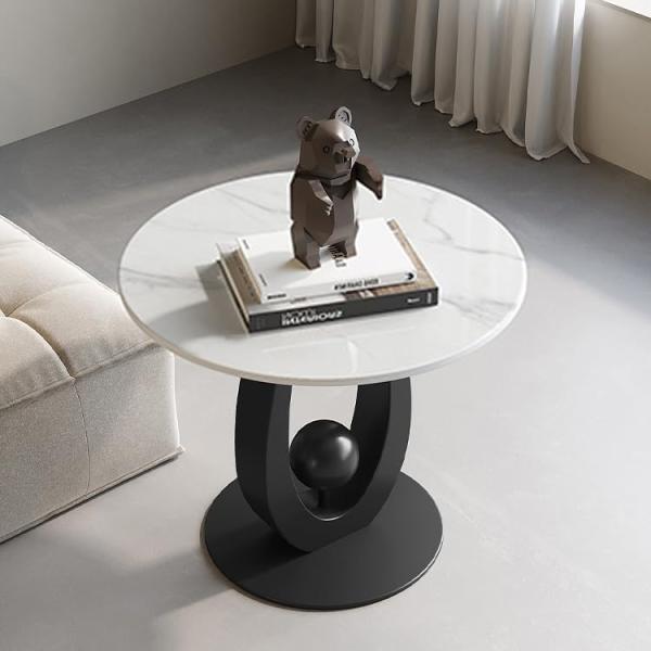 商品名:  Modern Side Table Coffee end Tables for Living Room, Multifunctional Marble Tabletop Snack Tea Tables Indoor &amp;...