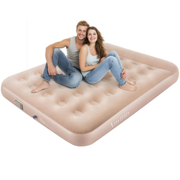 商品名: Anytrip エアーマットレス ポンプ内蔵 ポータブル インフレータブル ブローアップマットレス プラス 枕 防水 セルフインフレーション エアベッド ゲストベッド 自宅 キャンプ ハイキング 旅行 アウトドア用 Anytrip...