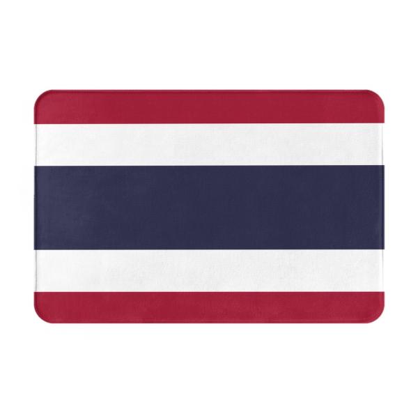 商品名:  GGNKDL Anti Slip Floor mat Thailand Flag Printing for Indoor and Outdoor Door mats, Suitable for Bedroom and Bathr...