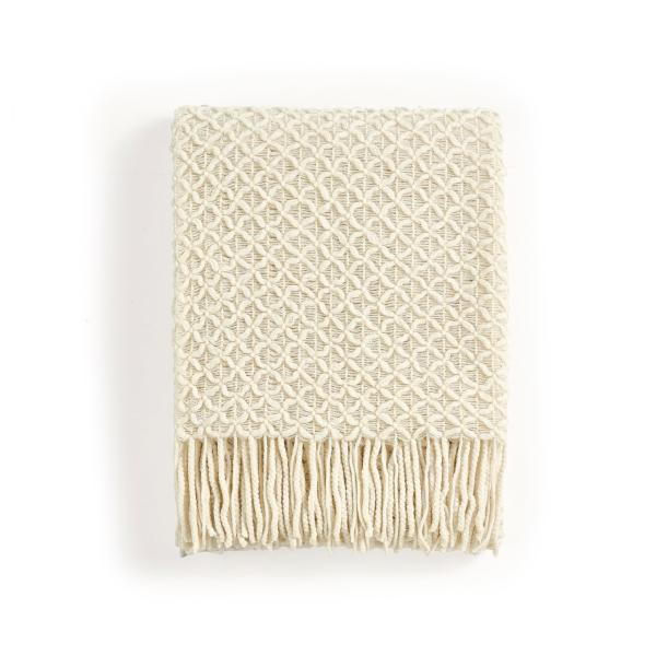 商品名: CREVENT、ニット快適ブランケット、柔らかいホームデコレーション、ソファ、椅子、ベッドに適しています、コテージボヘミアンスタイル、軽やかで通気性があり、温かい、春夏秋に使えます、127cm*152cm CREVENT Farm...