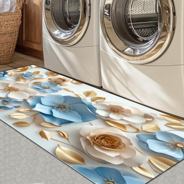 商品名:  Kitchen Mat 17"X 51" Laundry Room Rug Runner Washable Entryway Rugs Soft Non Slip Laundry Carpets Comfort Standing...