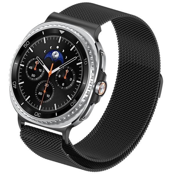 商品名: YOFUNTLE Samsung Galaxy Watch 8 40mm 44mm/Galaxy Watch 8 Classic 46mmバンド対応 ステンレススチールメッシュループ 調節可能な磁気クラスプストラップ リストバンド...