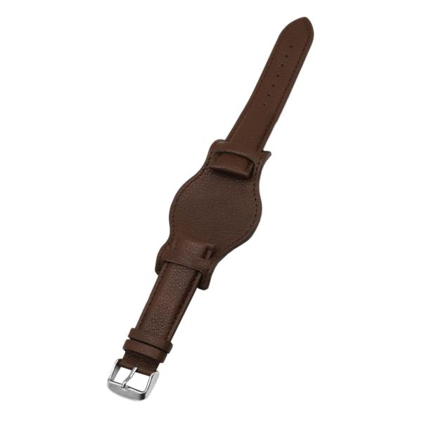 商品名:  Ipetboom Classic 16mm Cowhide Watch Strap Leather Wristband for Men Anti-Metal Allergy Design 70s Vintage Style Co...
