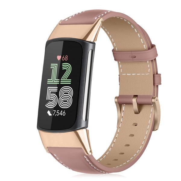 商品名:  VanHooc Slim Leather Watch Bands Compatible with Fitbit Charge 6/Fitbit Charge 5, Classic Leather Wristband,Replac...