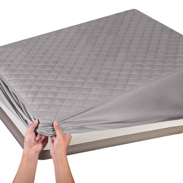 商品名: CODOHI クイーン マットレスパッド ソフト キルト エアマットレストッパー クイーン 深いポケット付き CODOHI Queen Mattress Pad Soft Quilted Air Mattress Topper, ...