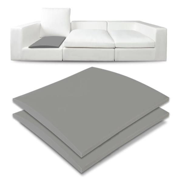 商品名: weosz カウチクッション 22インチ x 22インチ ソファサポート たるんだシートサポーター たるんだパッドの下の40D 硬めのフォームリフター 垂れ下がったソファ用 (グレー (2個セット)、22インチ x 22インチ) ...