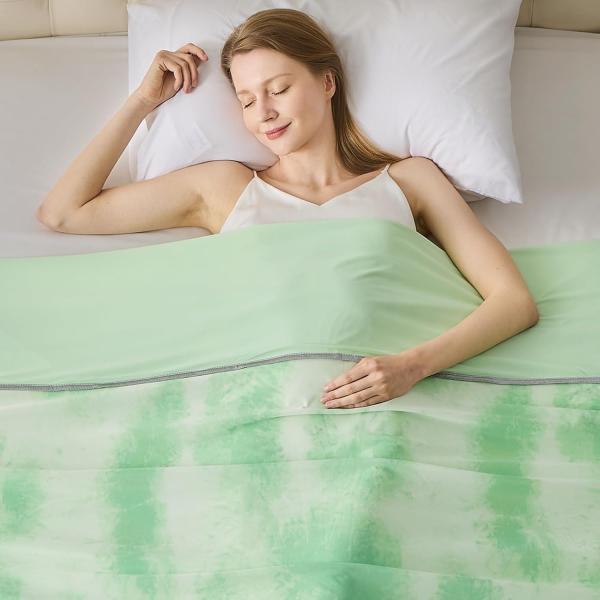 商品名:  Cushious Cooling Blanket for Hot Sleepers Throw Size 50"x70", Summer Ice Cold Blanket Absorbs Heat to Keep Body Co...