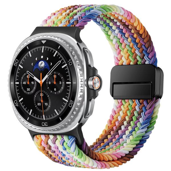 商品名: [HITZEE] Nylon Braided Bands Compatible with Samsung Galaxy Watch8 40mm 44mm/ Watch8 Classic 46mm, Nylon Elastic Sp...