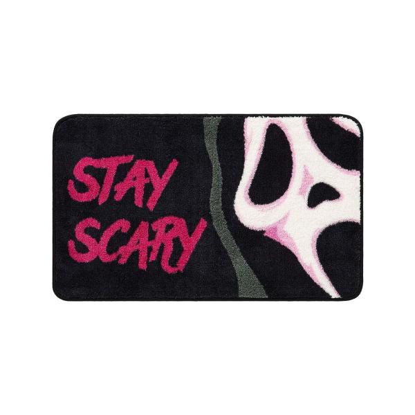 商品名:  Spirit Halloween Ghost Face Stay Scary Pink Bath Mat, Officially Licensed, Horror Movie Home Decor, Bathroom Rug, ...