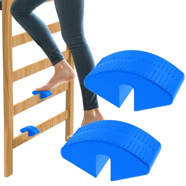 商品名: WJCJTJL 寮用ベッドラダー フットサポート ? 耐久性のあるプラスチック製ステップパッド 滑り止め表面付き ロフトベッド用 ? フットセーバー 簡単なスナップオンデザイン ほとんどの大学寮のベッドはしごに対応 (ブルー (2...