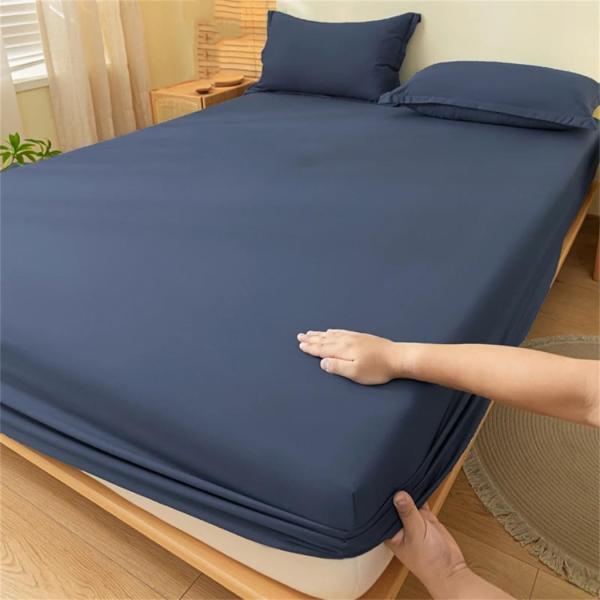 商品名:  Skin-Friendly Fitted Bed Sheet with Elastic Band Brushed Solid Mattress Cover for Twin Queen Kingブランド: Generic商品サイ...