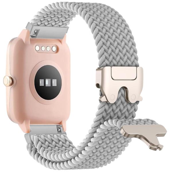商品名:  Znyziha Braided Bands Compatible with FITVII Nexa 1.57 inch Smart Watch, Parachute Buckle Soft Stretchy Nylon Band...