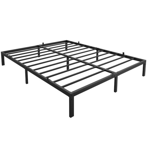 商品名:  FinerFurnis 8 Inch Queen Bed Frame Metal Platform Support Mattress Foundation No Box Spring Needed Easy Assembly N...
