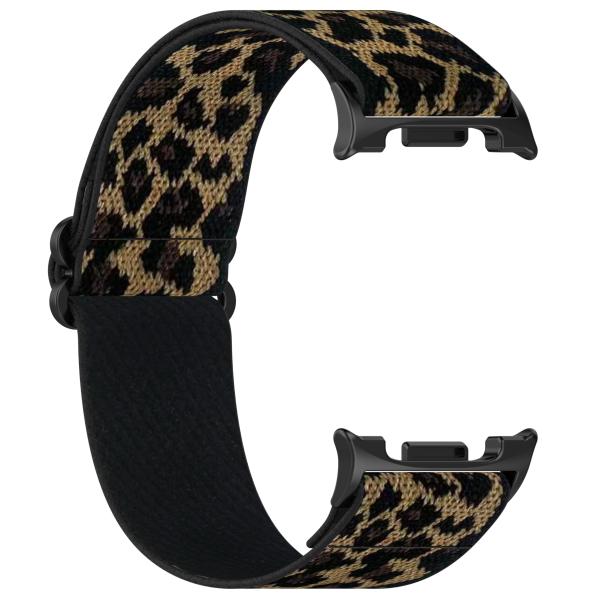 商品名: ストレッチバンド Samsung Galaxy Watch 8 バンド 40mm 44mm Galaxy Watch 8 Classic 46mm スマートウォッチ(レオパード)に対応 Stretching Band Compat...