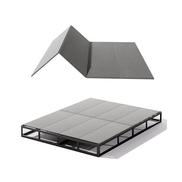 商品名: RLDVAY バンキーボードキング マットレス下大型ダブルベッドサポート 軽量薄型/通気性/ノイズ最小バンキーボード ベッドボード全体設計 (間隔なし) ロープロファイルベッドボード RLDVAY Bunkie Board Kin...