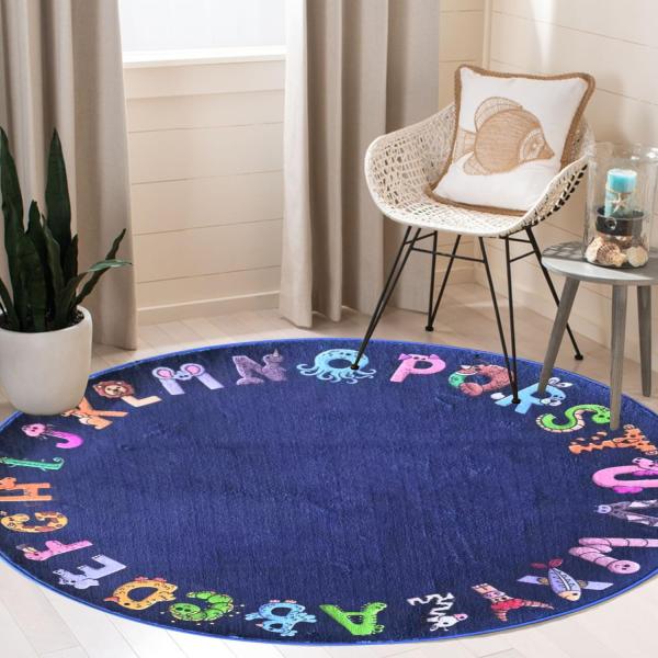商品名:  Round Kids Play Rug, ABC Rugs for Kids, Toddlers and Baby, Nursery Area Rug Soft Crawling Play Mat, Non Slip Circl...